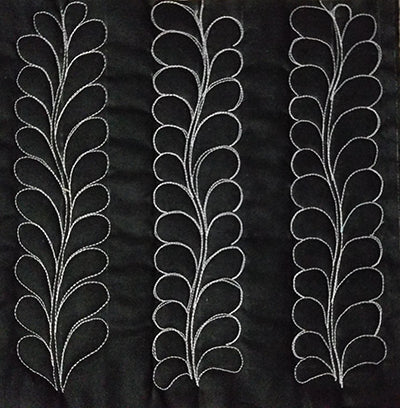 Fabulous Free-Motion Feathers - RaNae Merrill Quilt Design